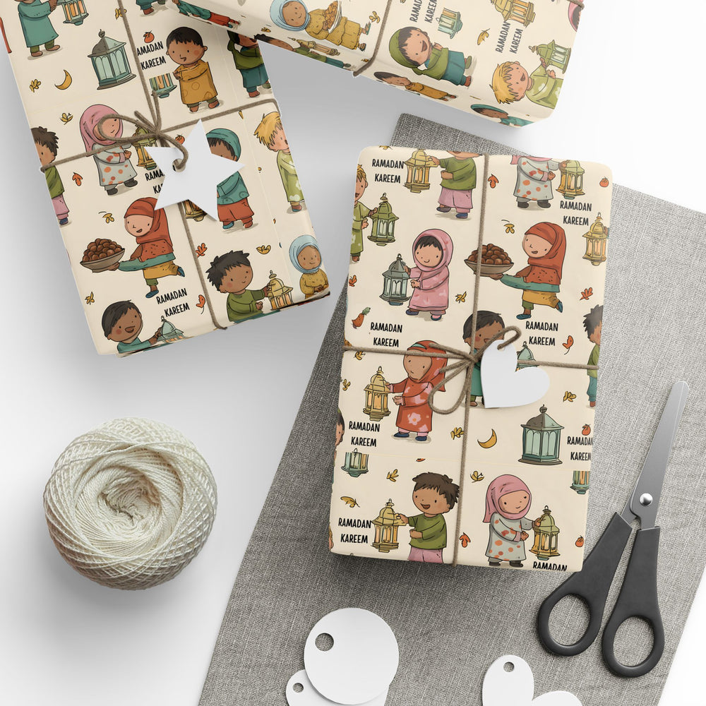 Ramadan Wrapping Paper | Kindness & Sharing Iftaar Design with Muslim